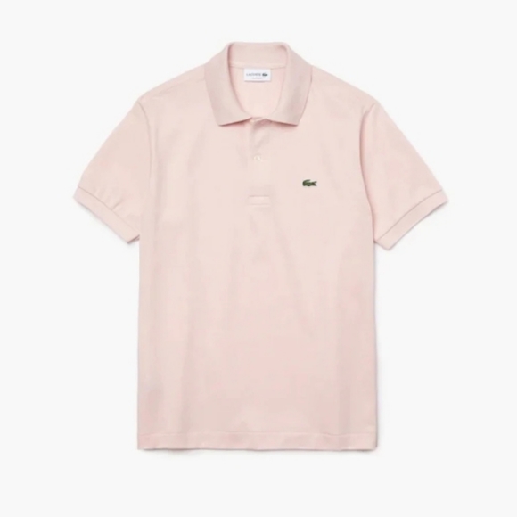 Lacoste | Shirts | Lacoste Polo Shirt Men Light Pink Casual Short Sleeve France Sz 7 Xl 0 Cotton ...